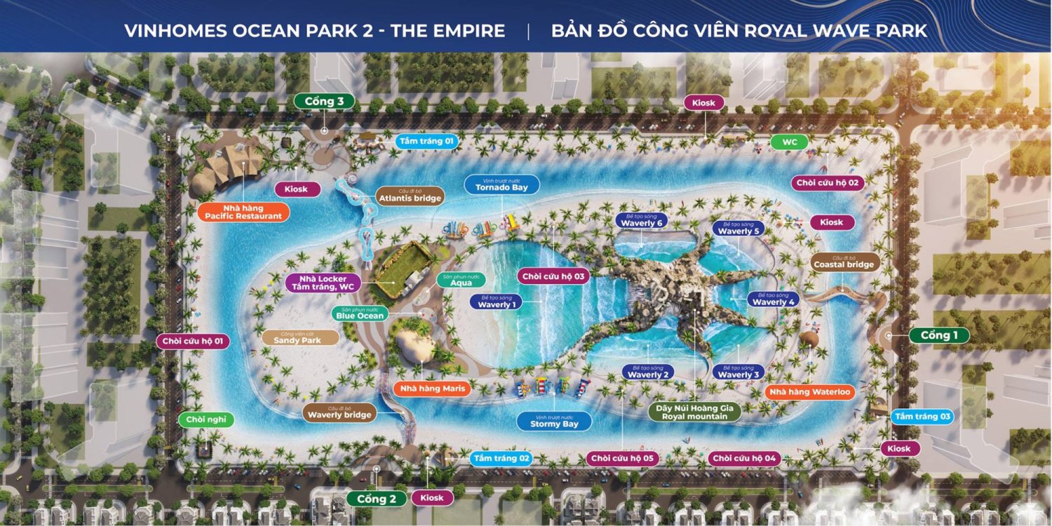 VinWonders Wave Park: Công viên sóng Ocean Park 2